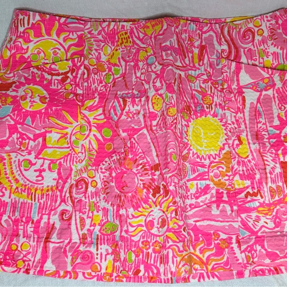 Lilly Pulitzer | Shorts | Lilly Pulitzer Bright Skirt Sun Pattern ...